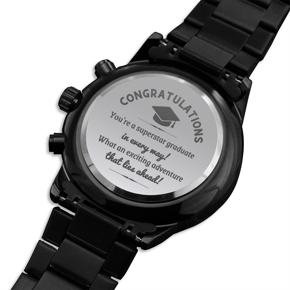 Engraved Graduation Gift Watch | Graduation Gift for Him | College Gra ...